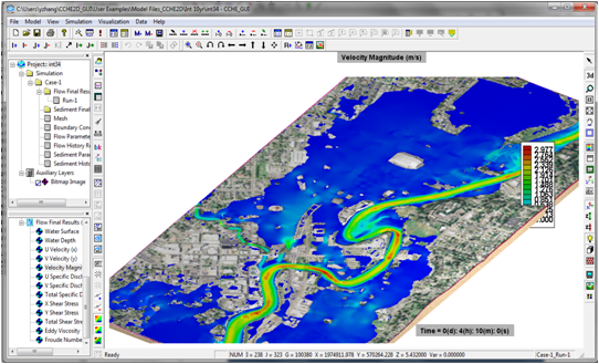 CCHE Model Graphical User Interface – National Center for Computational ...